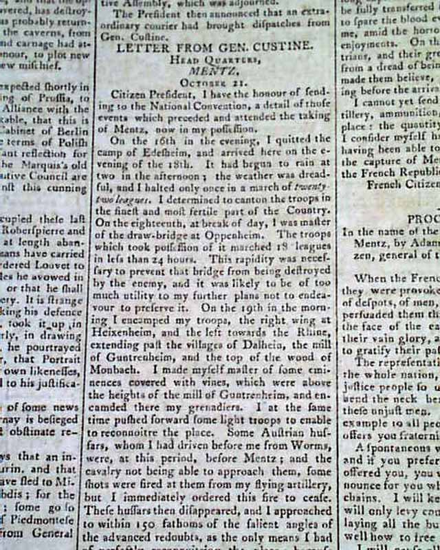 From the French Revolution... - RareNewspapers.com