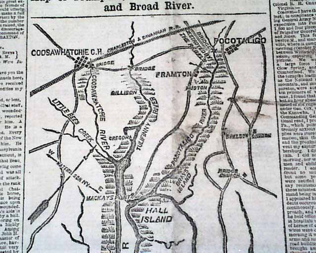 1862 Pocotaligo, South Carolina... - RareNewspapers.com