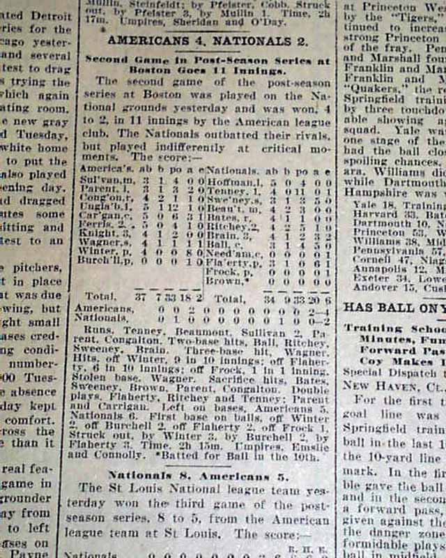 1907 Baseball World Series.... - RareNewspapers.com