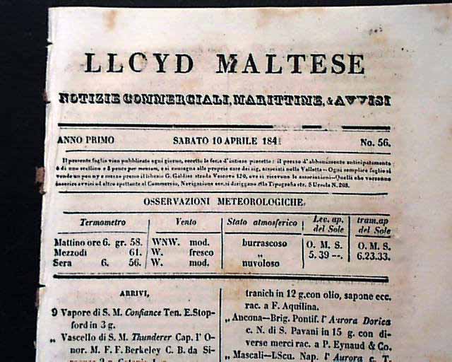 From the island of Malta... - RareNewspapers.com