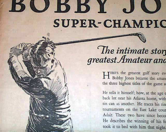 Bobby Jones Poster Ad 1927... - RareNewspapers.com