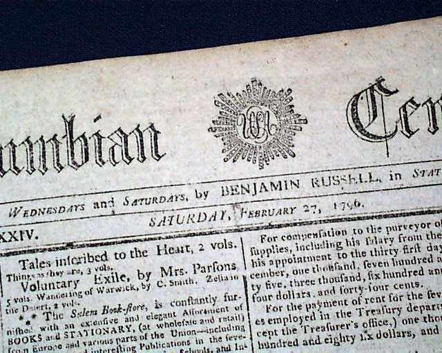 George Washington script signature... - RareNewspapers.com