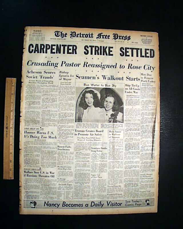 Lew Worsham win 1947 U.S. Open golf championship... - RareNewspapers.com