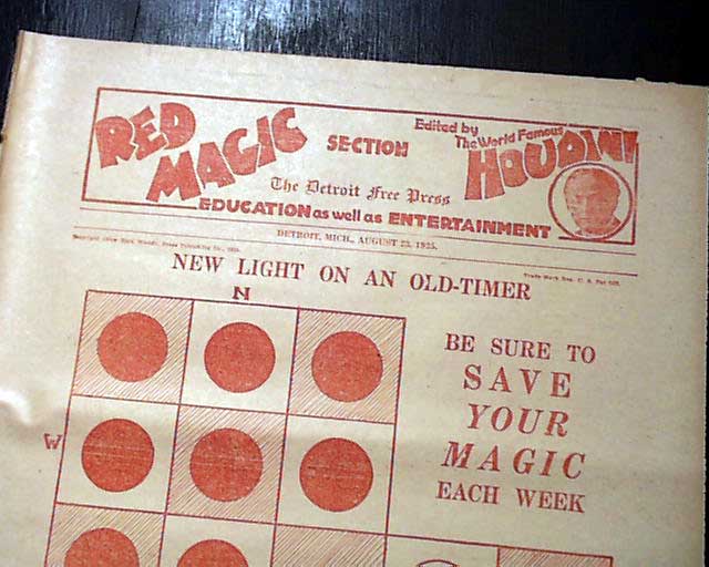Harry Houdini's "magic" newspaper... - RareNewspapers.com