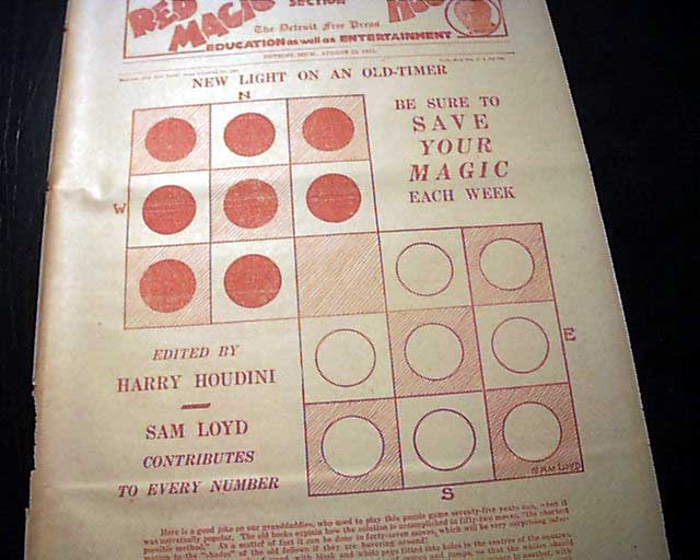 Harry Houdini's "magic" newspaper... - RareNewspapers.com