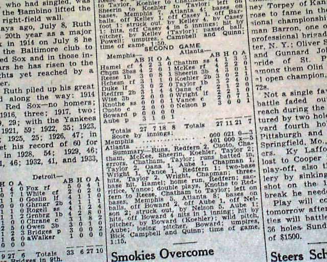 Babe Ruth 700th home run.... - RareNewspapers.com