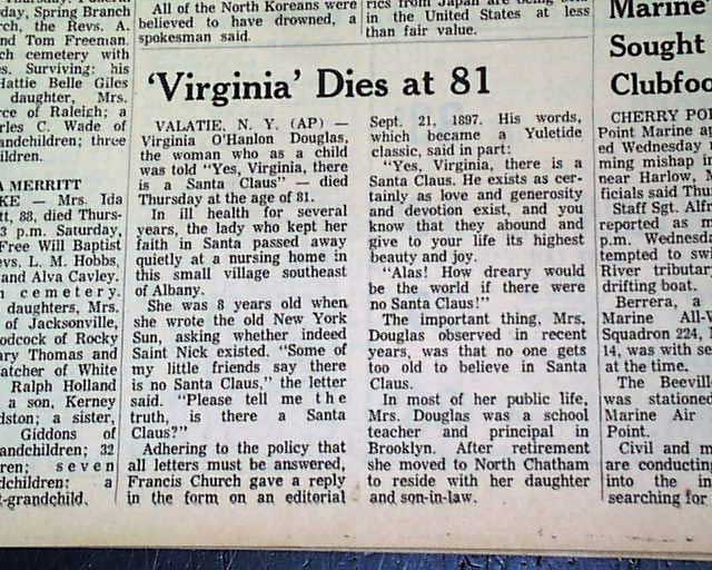 Obituary of the subject of the most famous editorial ever written ...