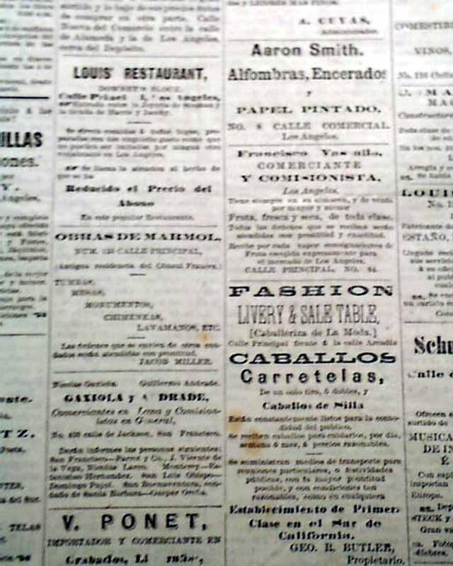 Spanish language newspaper from Los Angeles... - RareNewspapers.com