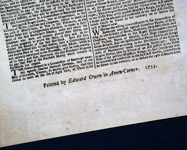 World's Oldest NEWSPAPER 1735 Gazette 270 YEARS OLD... - RareNewspapers.com