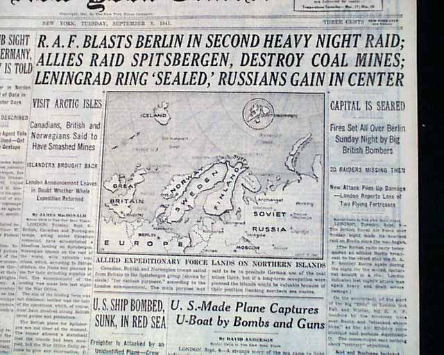 Leningrad Siege Begins 1941.... - RareNewspapers.com