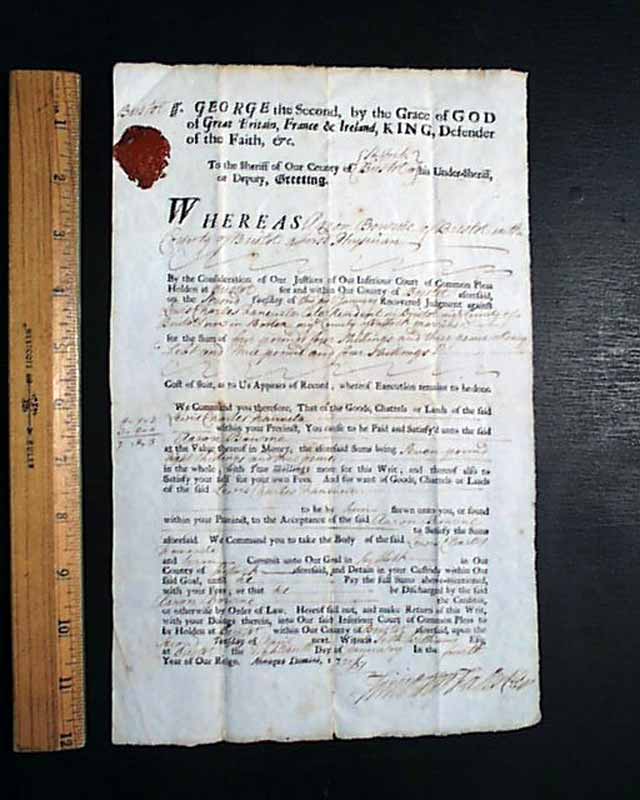 Displayable colonial document... - RareNewspapers.com
