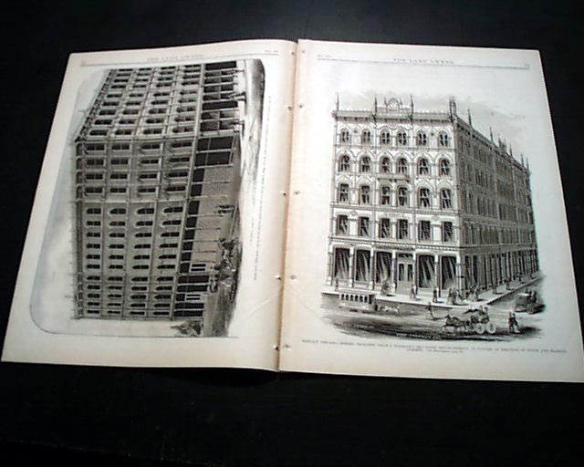 Rebuilding after the Great Chicago Fire... - RareNewspapers.com