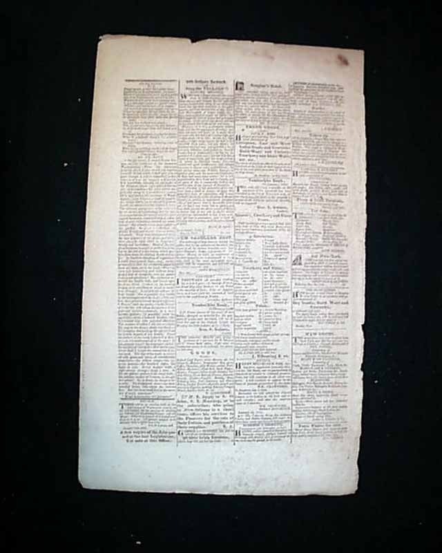 Rare 1820 St. Stephens, Alabama newspaper... - RareNewspapers.com