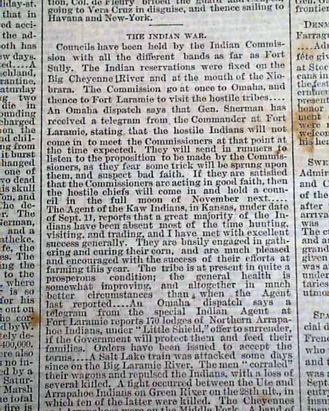 Westward expansion confronts the Native American tribes ...