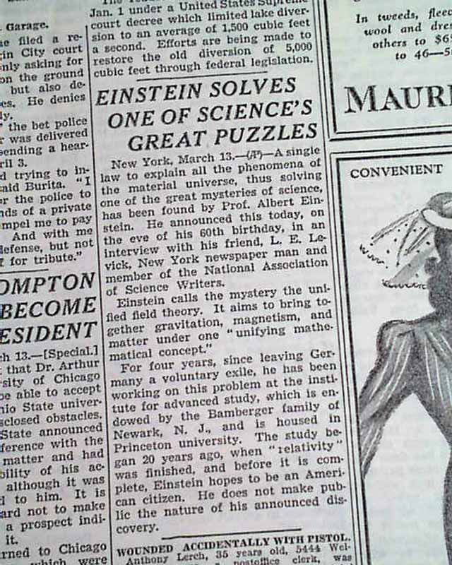 1939 Albert Einstein & the Creation of the Universe ...