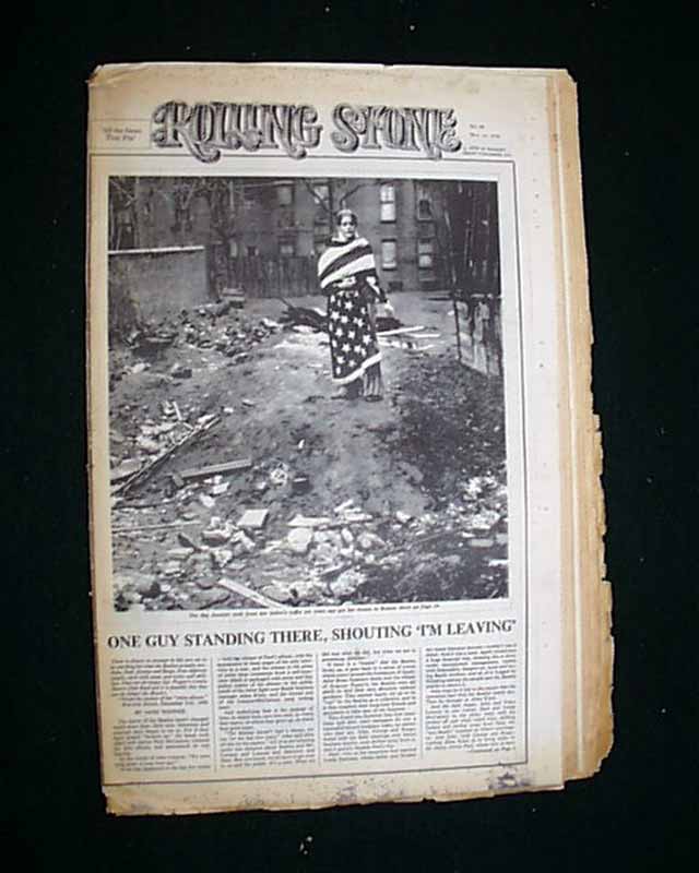 Rolling Stone magazine from the "hippie era"... - RareNewspapers.com