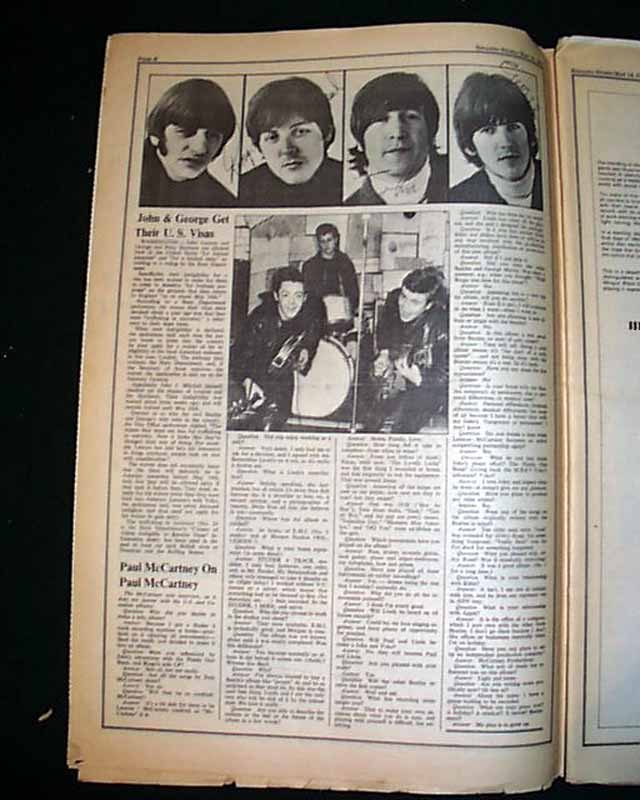 Rolling Stone magazine from the "hippie era"... - RareNewspapers.com