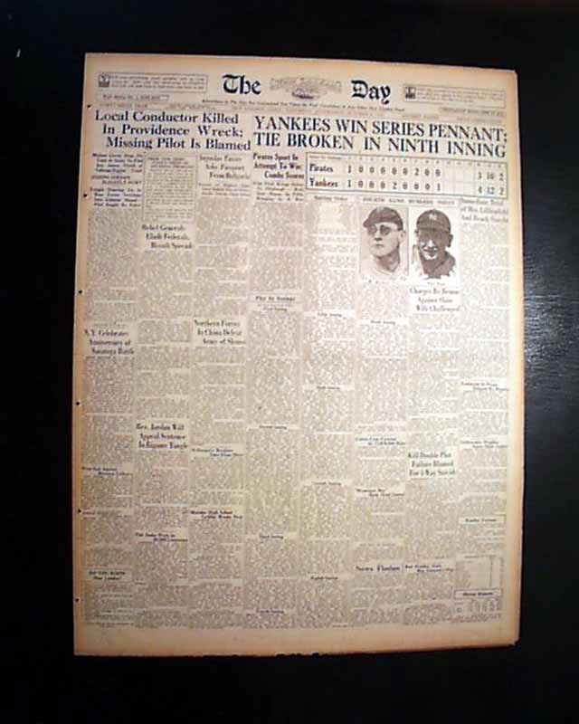 Yankees win the 1927 World Series... - RareNewspapers.com