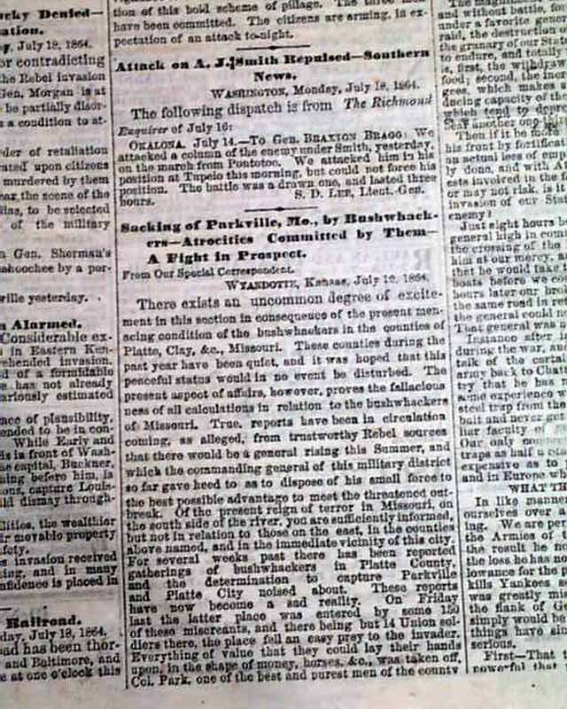 Lincoln calls a draft for 500,000 more troops... - RareNewspapers.com