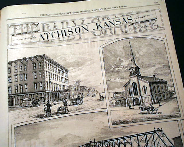Early prints of Atchison, Kansas... - RareNewspapers.com