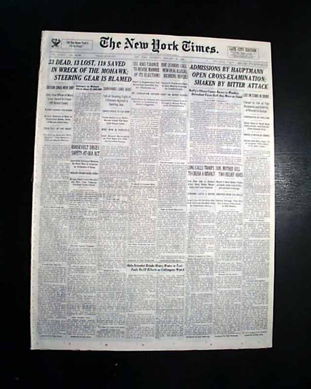 SS Mohawk shipwreck... - RareNewspapers.com