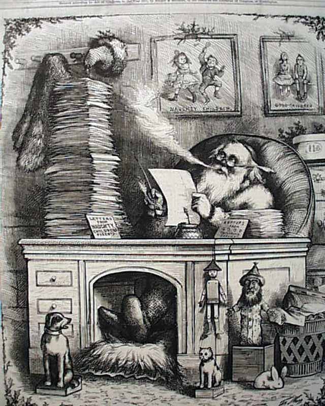 Thomas Nast Santa... - RareNewspapers.com