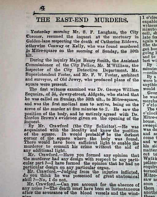 Nice & detailed content on the Jack the Ripper case... - RareNewspapers.com