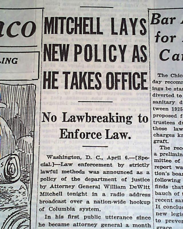 1929 prohibition law enforcement... - RareNewspapers.com