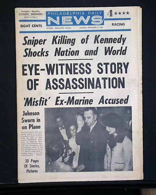 President Kennedy's assassination... - RareNewspapers.com
