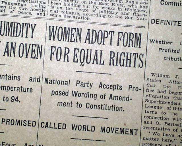 Equal Rights Amendment... - RareNewspapers.com
