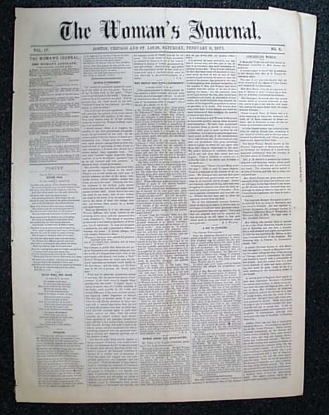 Scarce Women's suffrage newspaper... - RareNewspapers.com