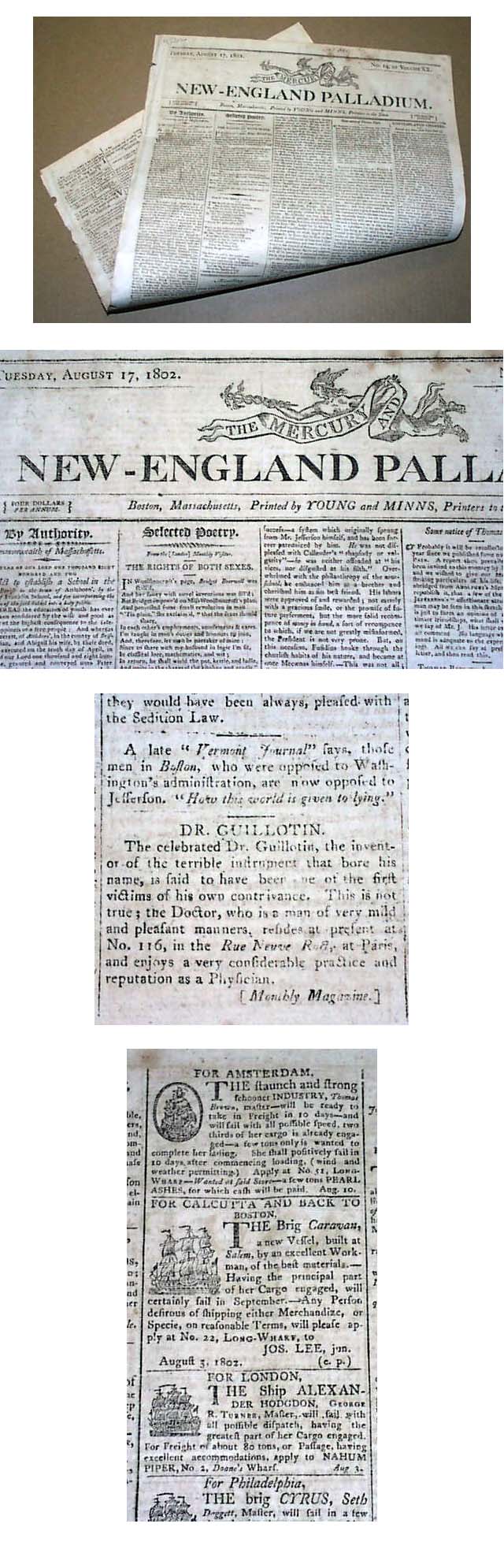 1802 Dr. Guillotin - Inventor of the Guillotine - RareNewspapers.com