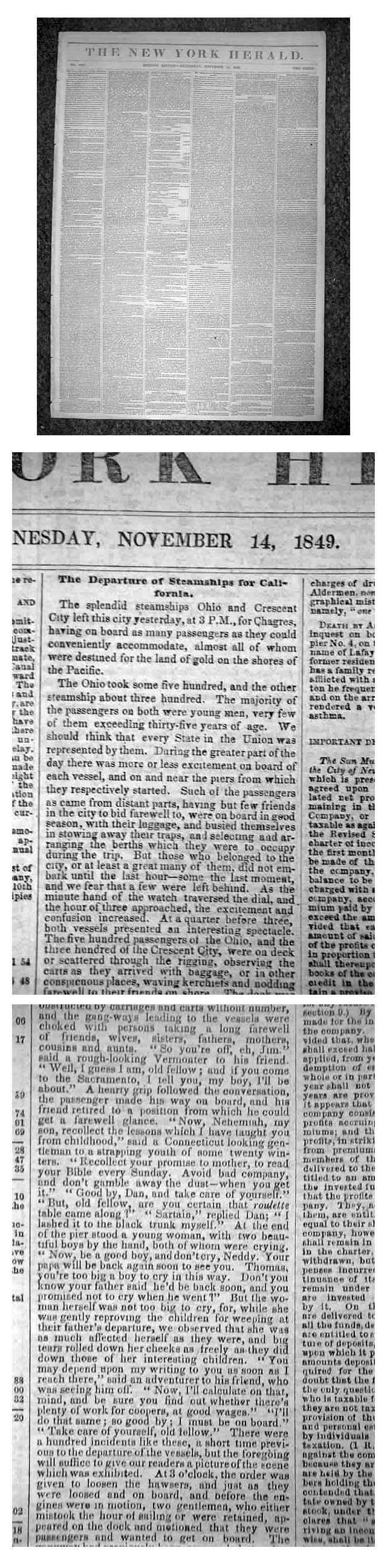 California gold rush... - RareNewspapers.com