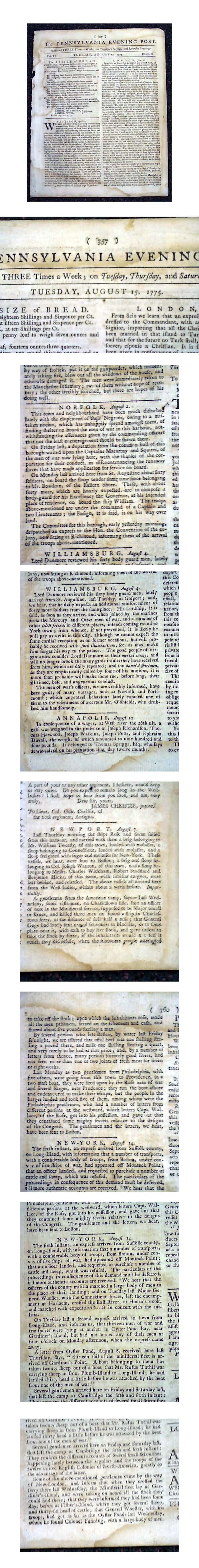 The Revolutionary War... - RareNewspapers.com